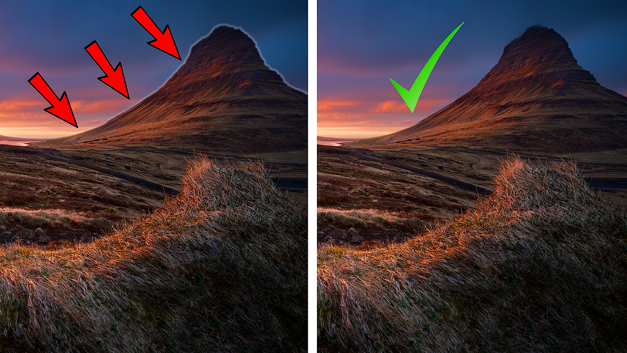 Easily Fix Edge Halos With Darker Color Cloning - Photo Cascadia